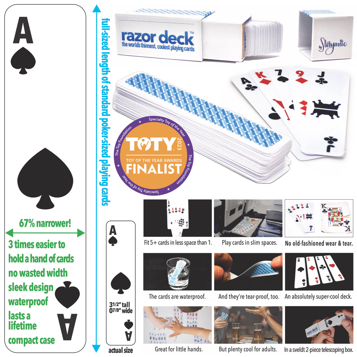 Razor Deck: The World's Thinnest, Coolest Playing Cards – Storyastic