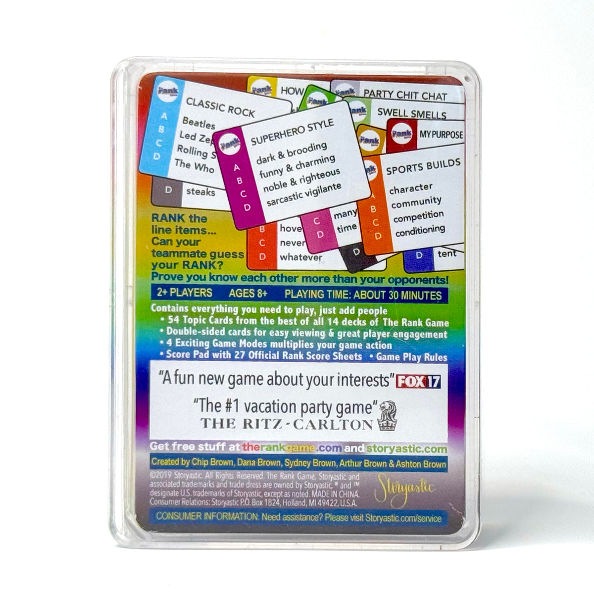 The Rank Game On-the-Go: Greatest Hits (Multi-Color Pack) – Storyastic