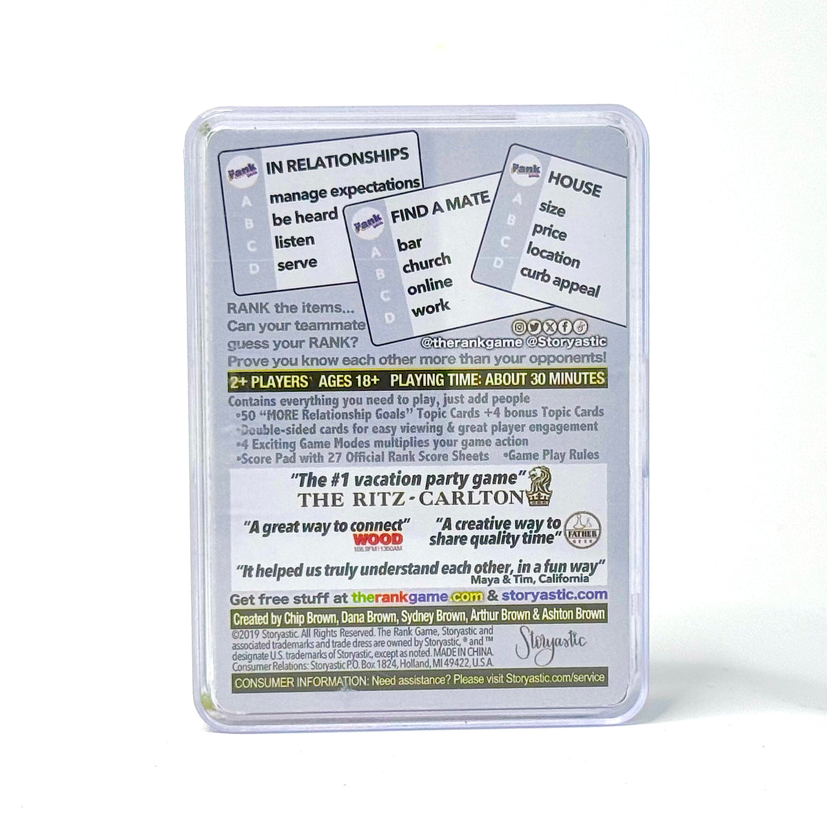 The Rank Game: More Relationship Goals (Standalone & Expansion Pack ...