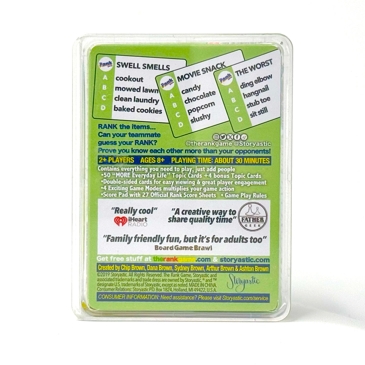 The Rank Game On-the-Go: MORE Everyday Life (MintGreen Pack) – Storyastic